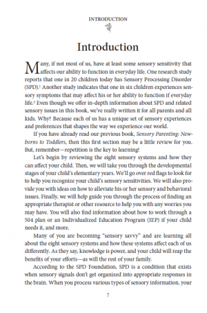 Sensory Parenting – The Elementary Years - Future Horizons