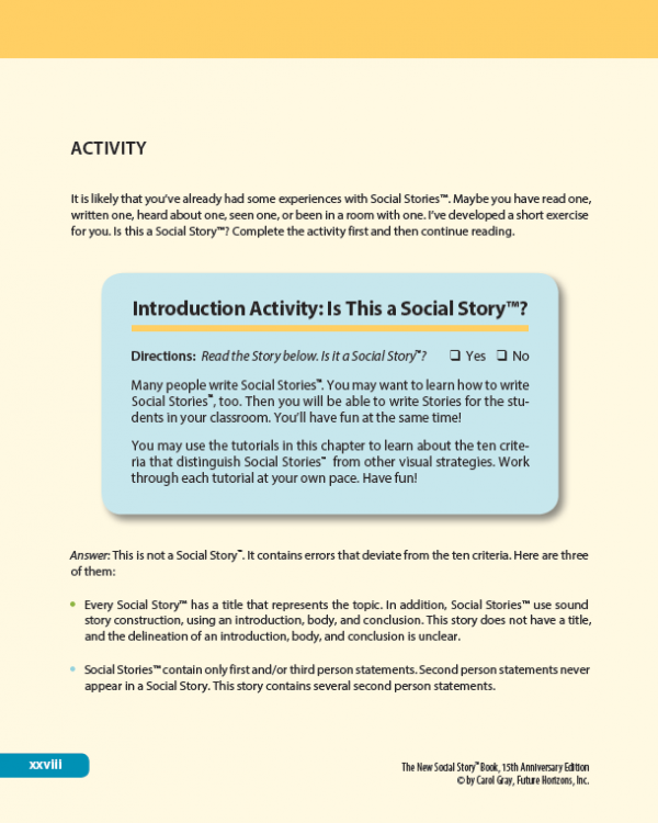 The New Social Story Book, Revised and Expanded 15th Anniversary ...
